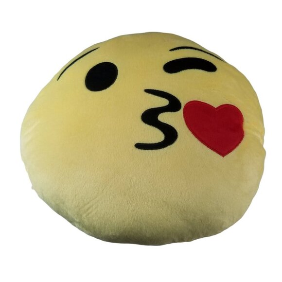 Kellytoy | Toys | Kellytoy Yellow Emoji Emoticon Throwing A Kiss Face ...